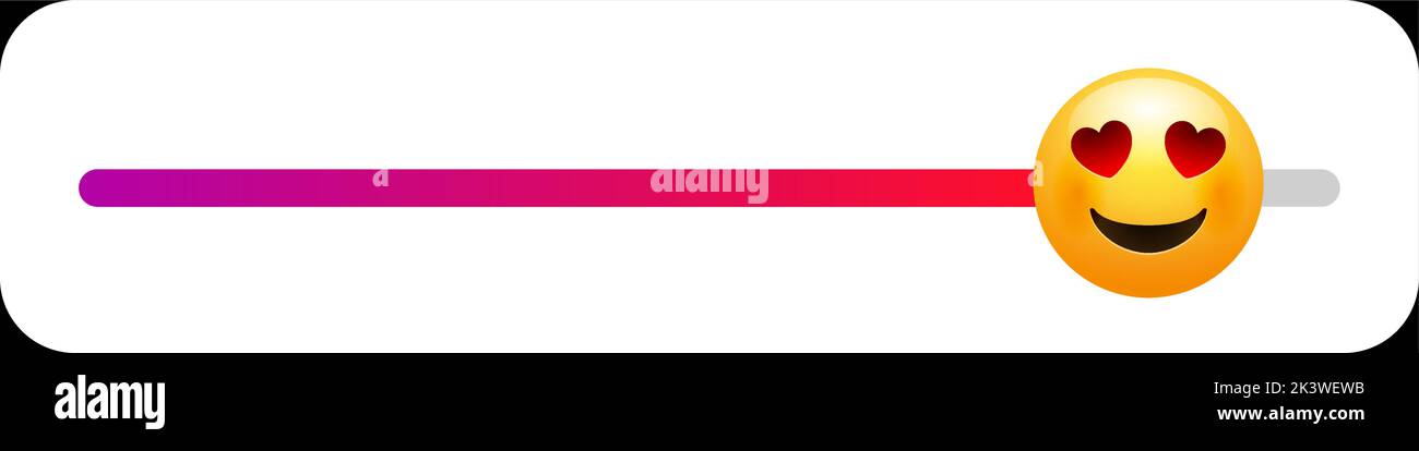 Emoticon slider template feedback poll social media creative like icon ...