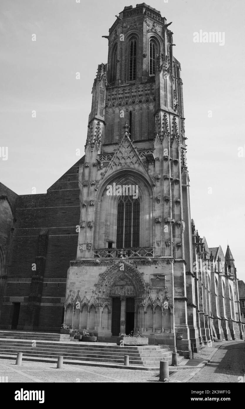 The church of Notre-Dame, a Catholic Church in the city of Saint-Lo ...