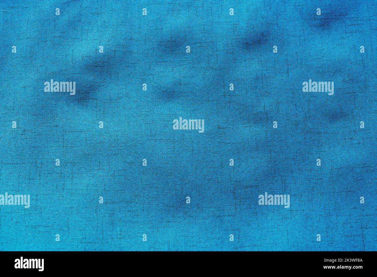 Blue fabric background with visible pattern and some wrinkles Stock ...