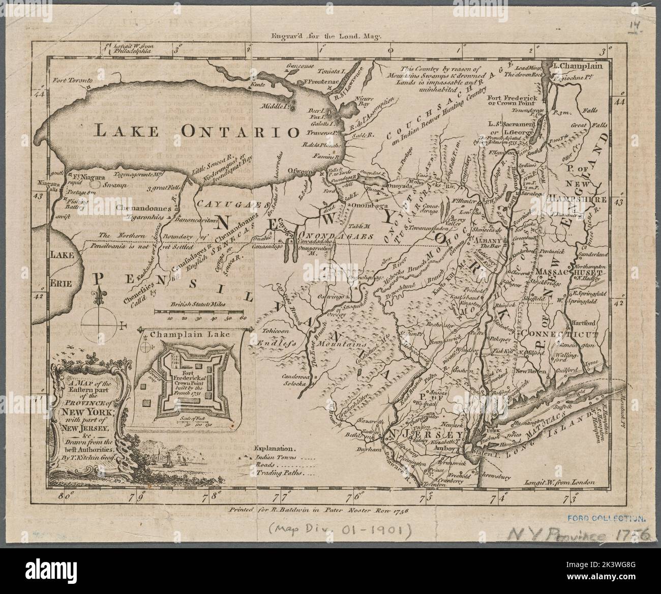 Map of crown point new york hi-res stock photography and images - Alamy