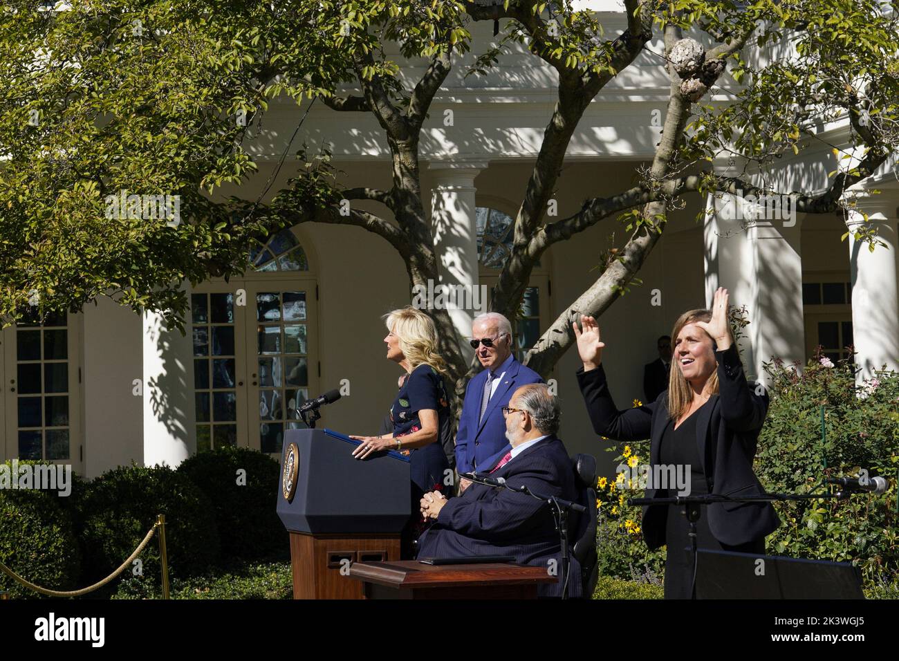 United States President Joe Biden and Mayor Tim Adams (Bowie, MD ...