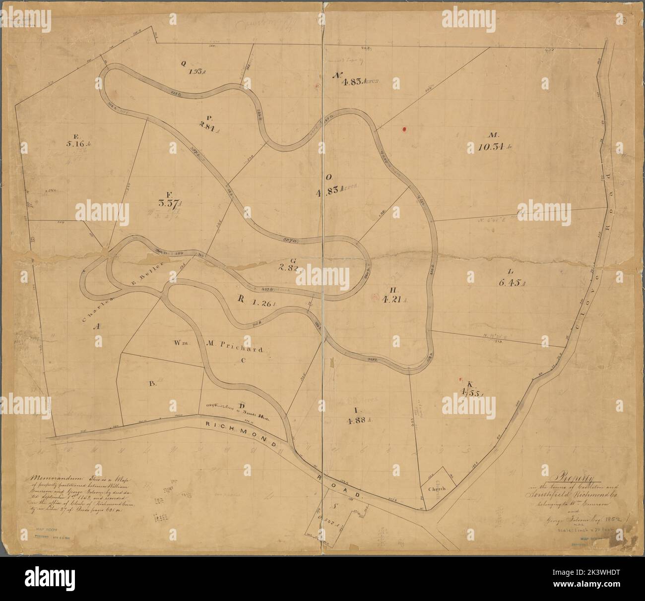 Property in the towns of Castleton and Southfield, Richmond Co ...