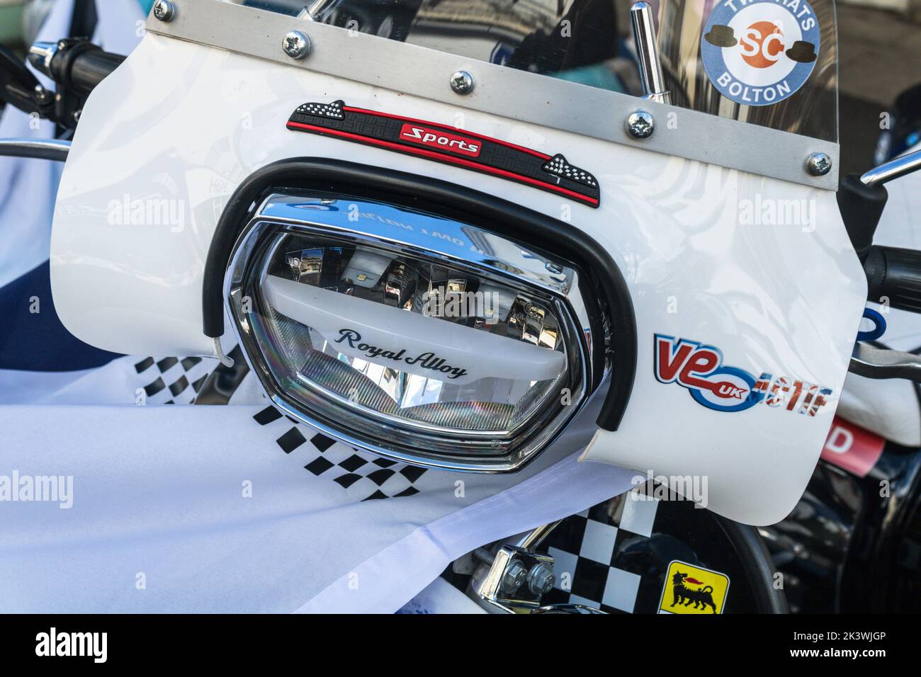 Royal Alloy. Ribble Valley Scooter Rally 2022 Stock Photo - Alamy
