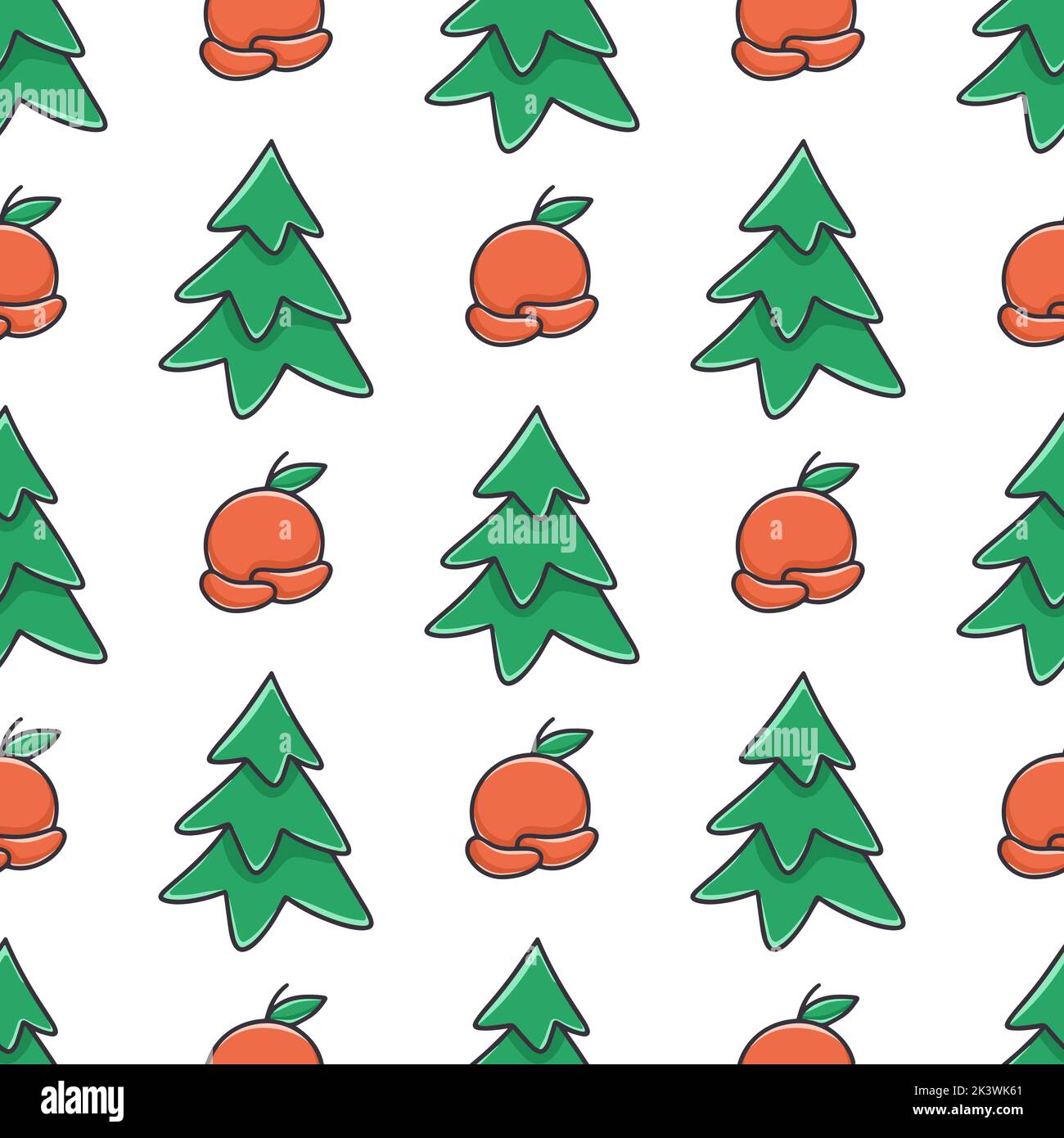 Christmas package fruits Stock Vector Images - Alamy