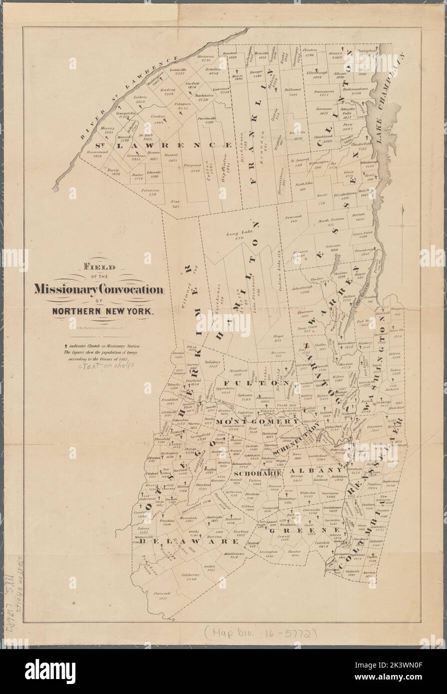 Field of the Missionary Convocation of Northern New York Cartographic ...