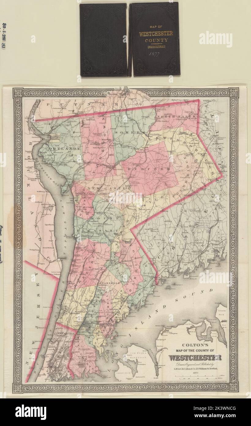 Colton's map of the county of Westchester Map of the county of ...