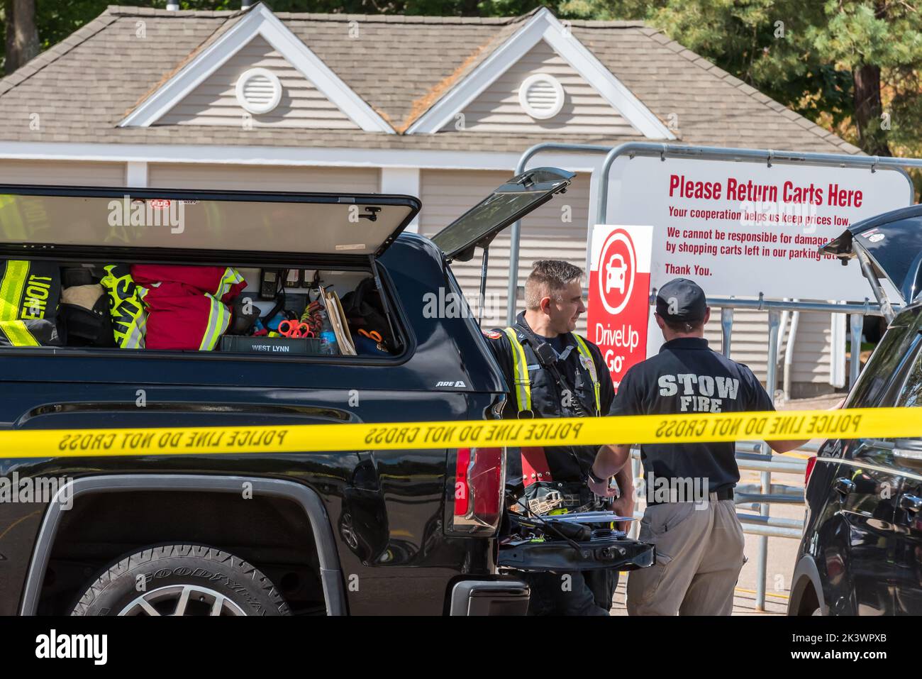 Stow, Massachusetts. 28th September, 2022. Mass State Police Bomb Squad ...
