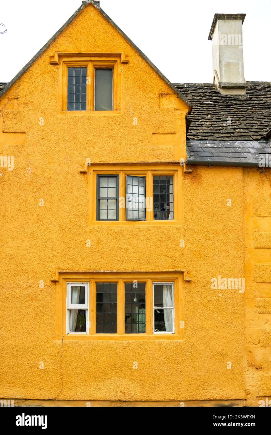 British town architecture. Simple middle-class building. The urban ...