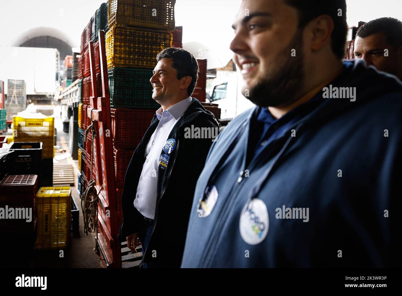 Curitiba, Brazil. 28th Sep, 2022. Former judge and candidate Sérgio ...