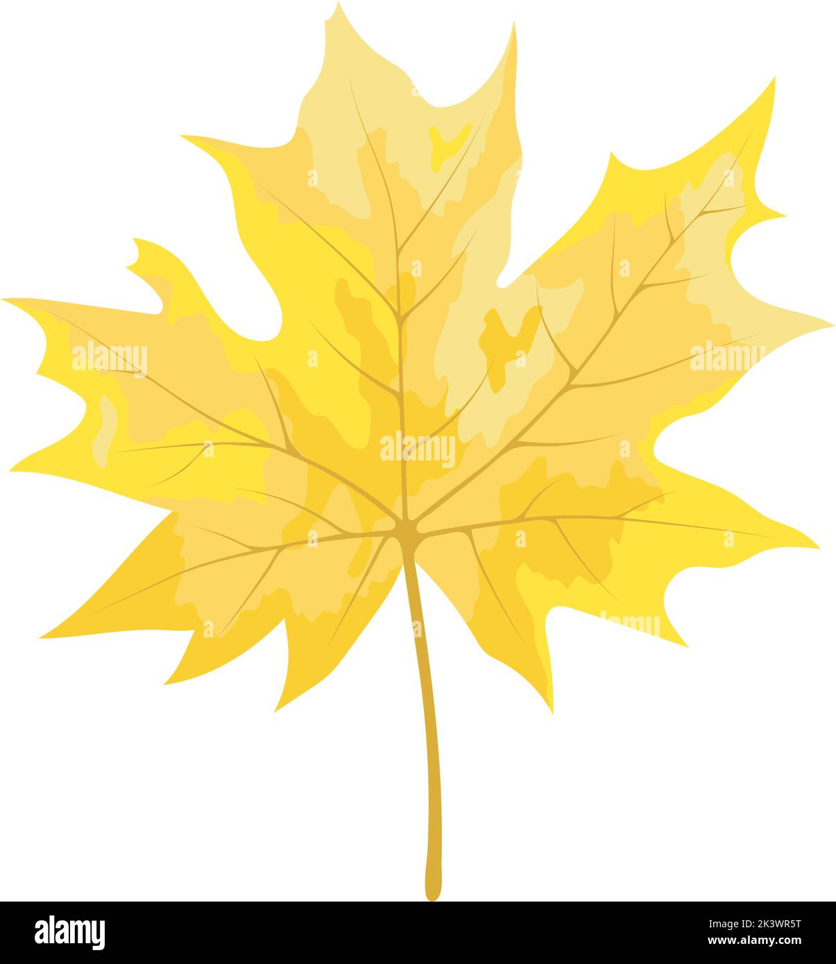 Autumn maple leaf. Leaf fall. Vector illustration Stock Vector Image ...