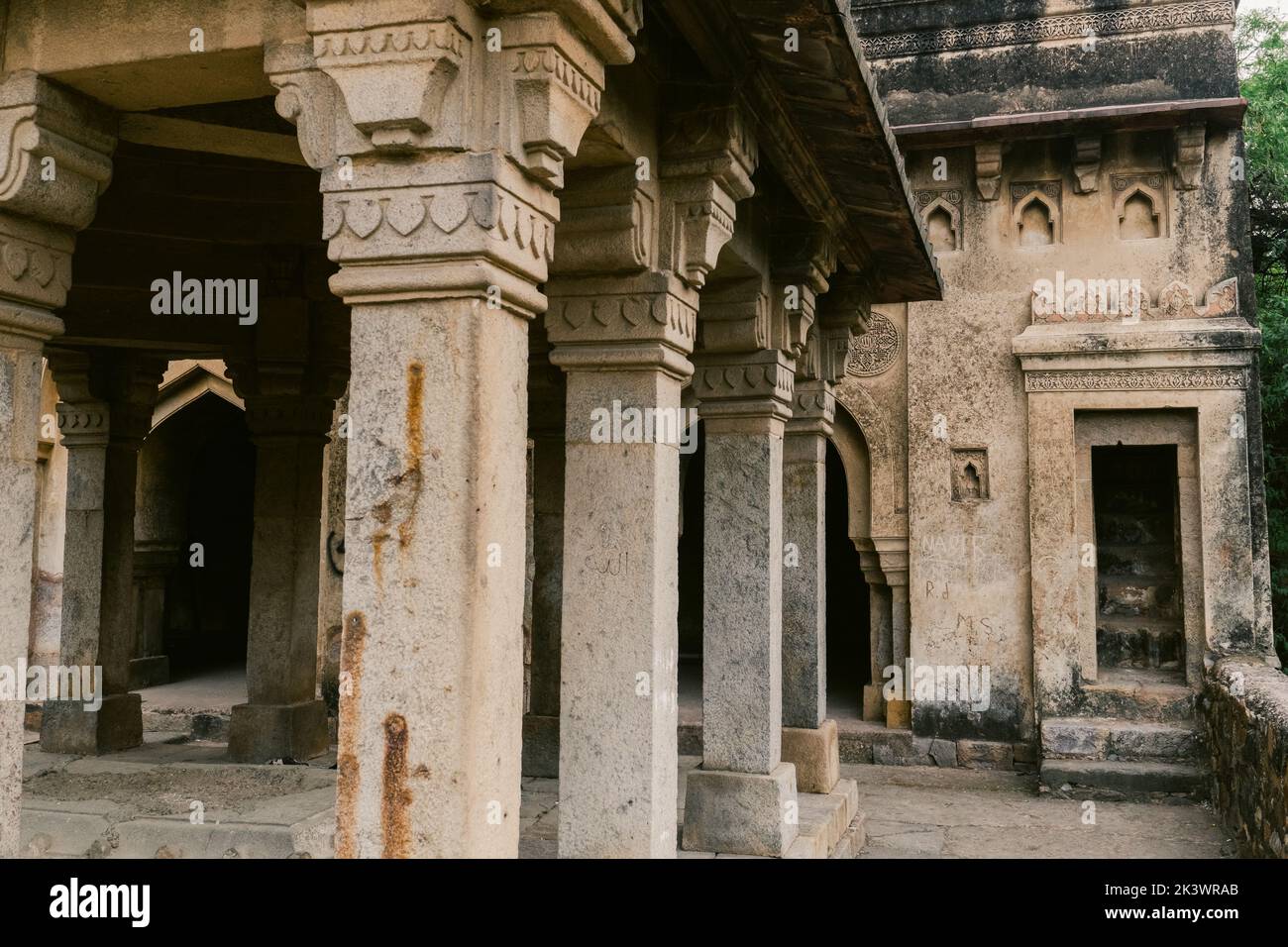 Jamali Kamali Mosque and Tomb, located in the Archaeological Village ...