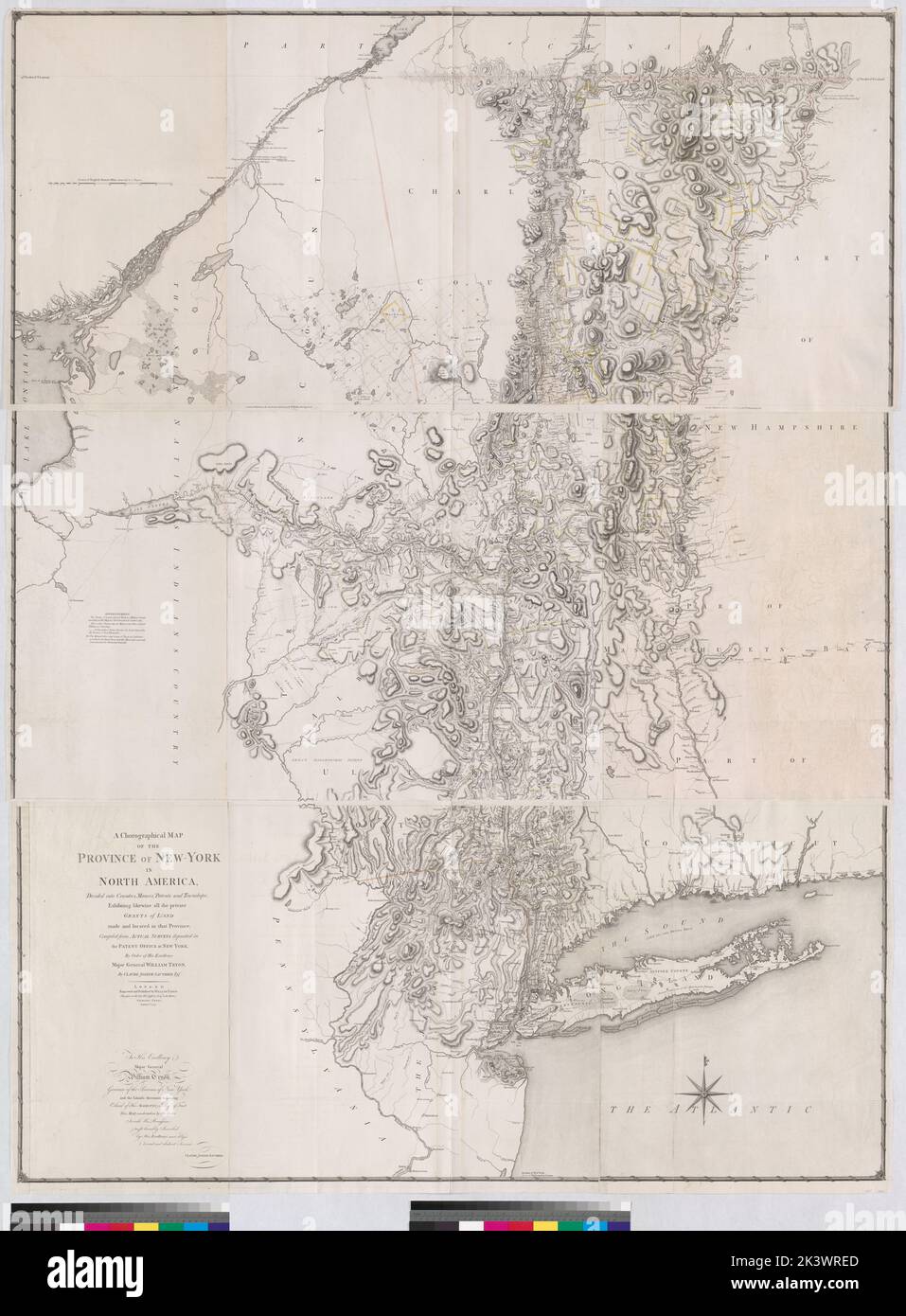 A chorographical map of the province of New-York in North America ...