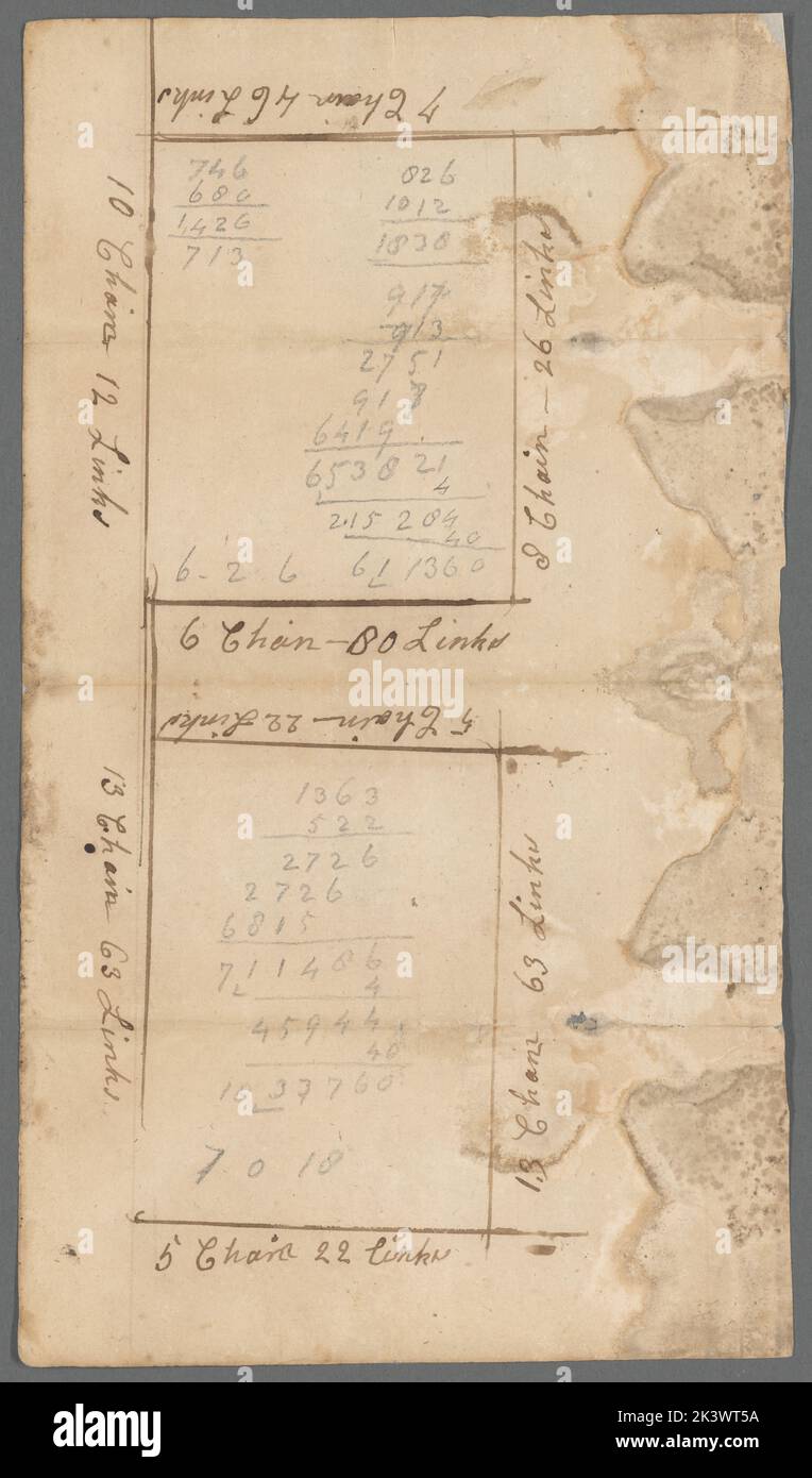 Two tracts of land at Bloomingdale 1799. Cartographic. Maps, Surveys ...