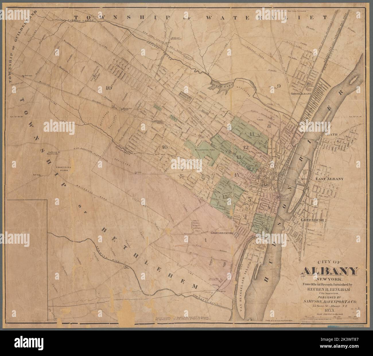 Political map new york city hi-res stock photography and images - Alamy