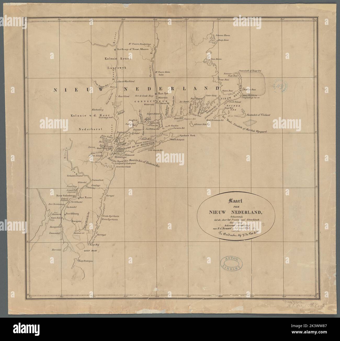Kaart van Nieuw Nederland: behoorende tot de door het Provinciaal ...