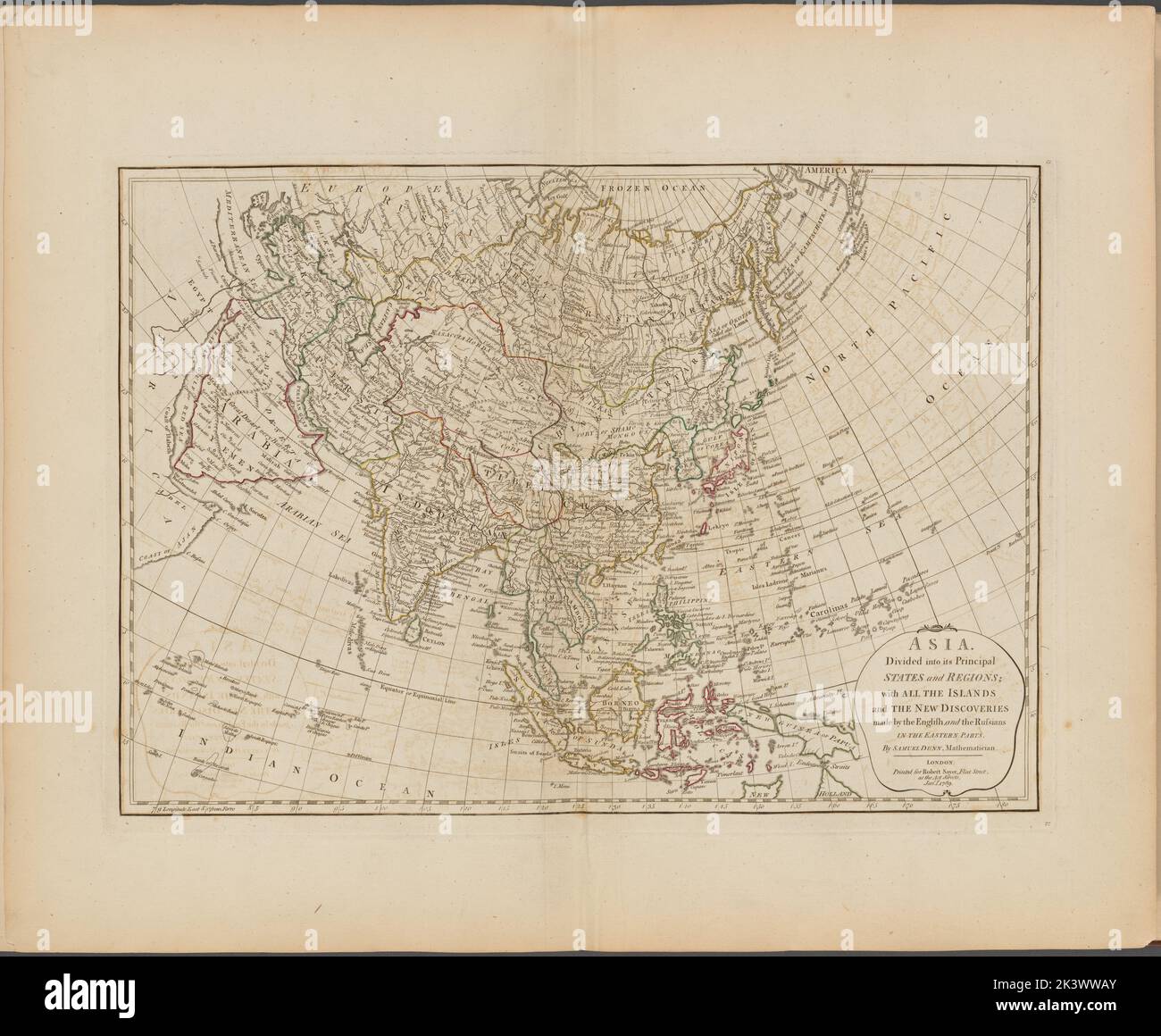 Asia, divided into its principal states and regions; with all the ...
