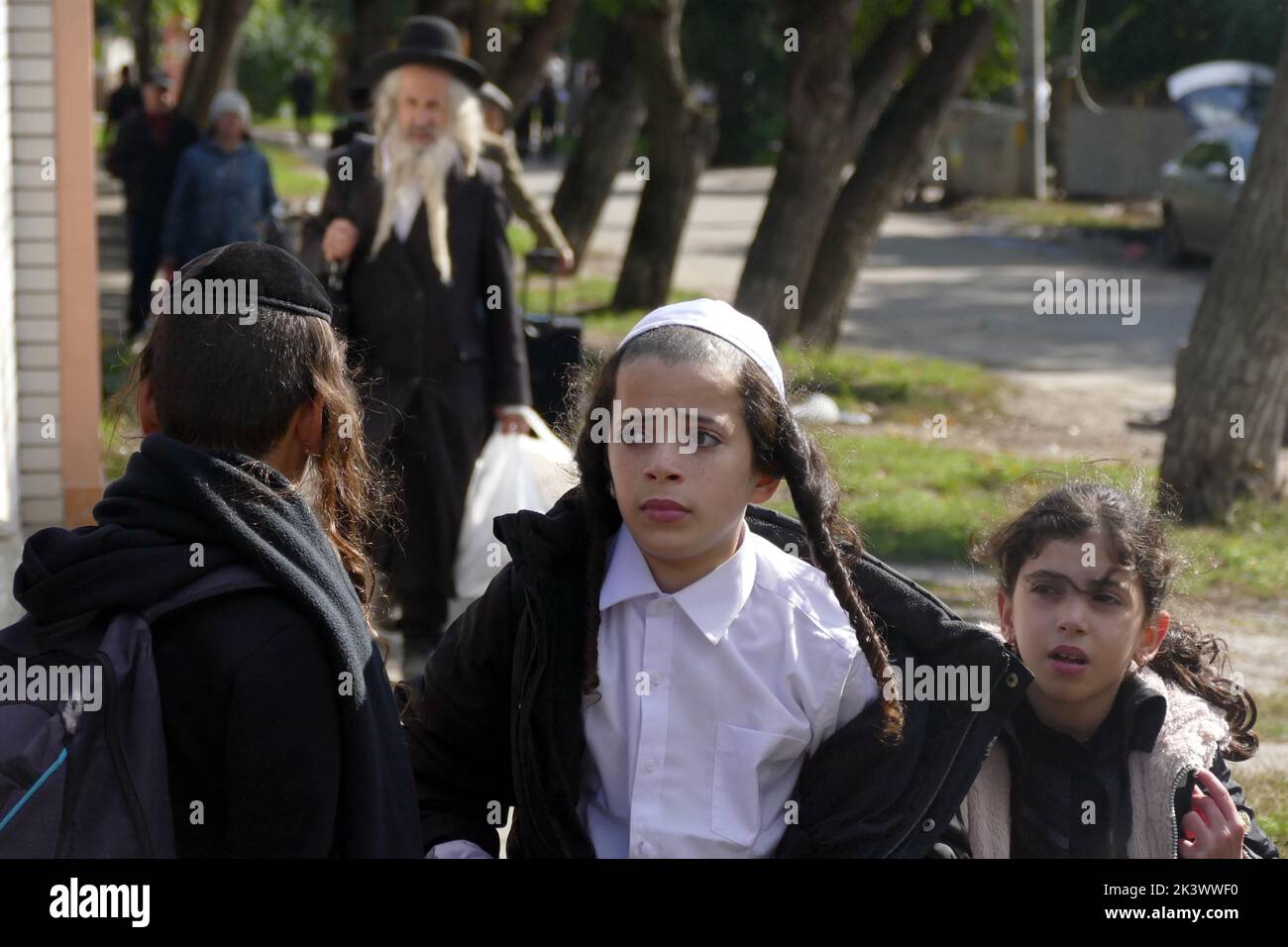 Non Exclusive: UMAN, UKRAINE - SEPTEMBER 25, 2022 - Children are seen ...