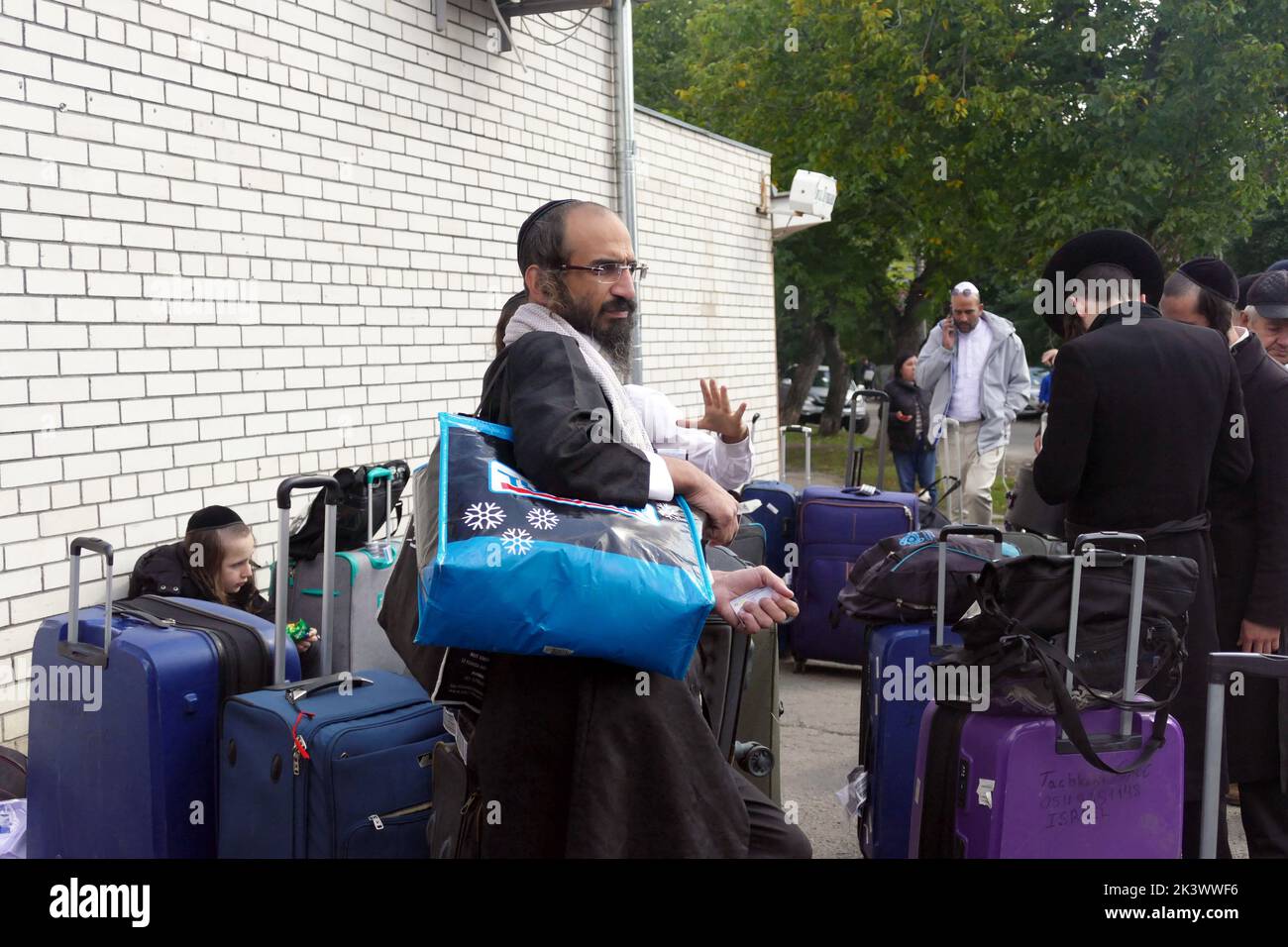 Non Exclusive: UMAN, UKRAINE - SEPTEMBER 25, 2022 - Hasidic pilgrims ...