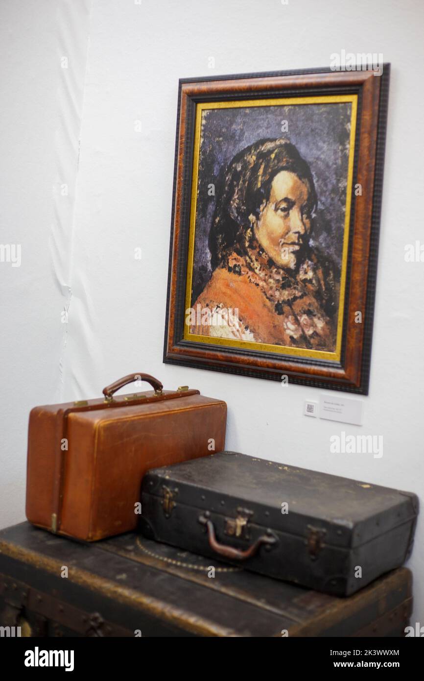 Corna-Spain. Picasso house museum in La Coruna, Spain on February 2 ...