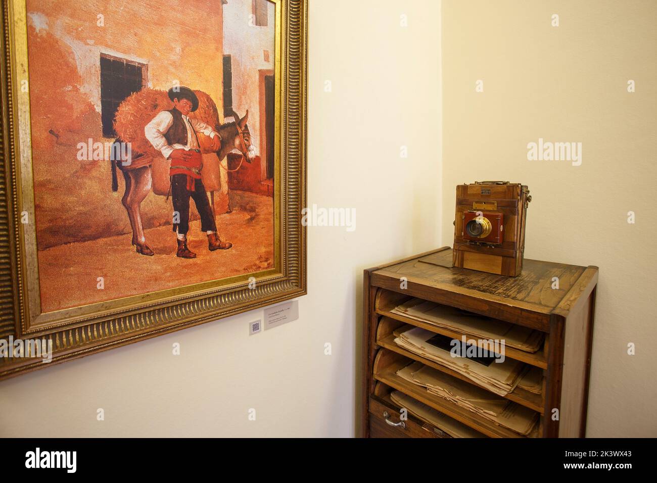 Corna-Spain. Picasso house museum in La Coruna, Spain on February 2 ...