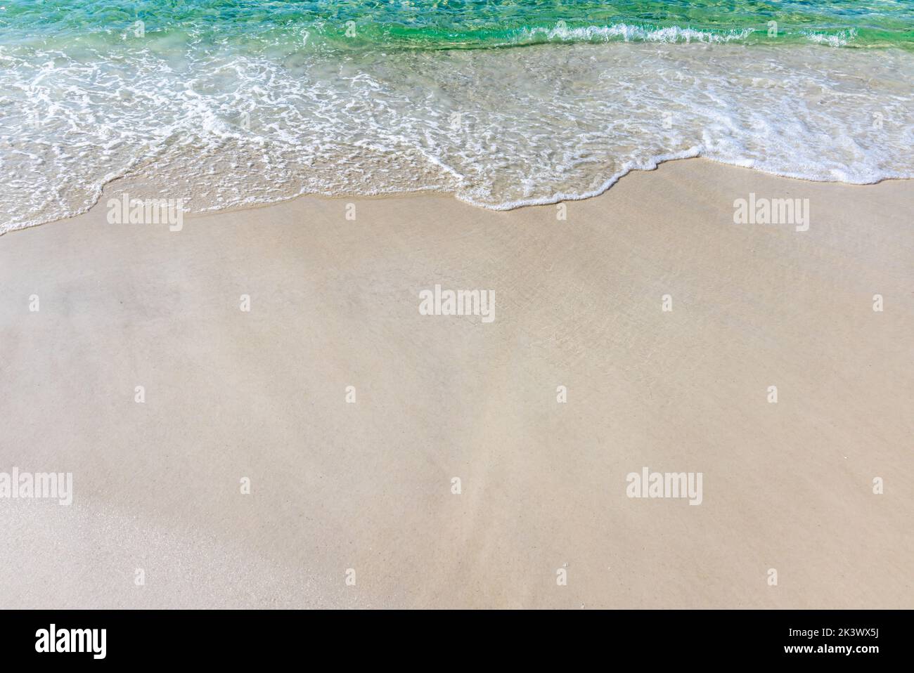 detail of pristine shoreline in Santa Rosa Beach, Florida Stock Photo ...