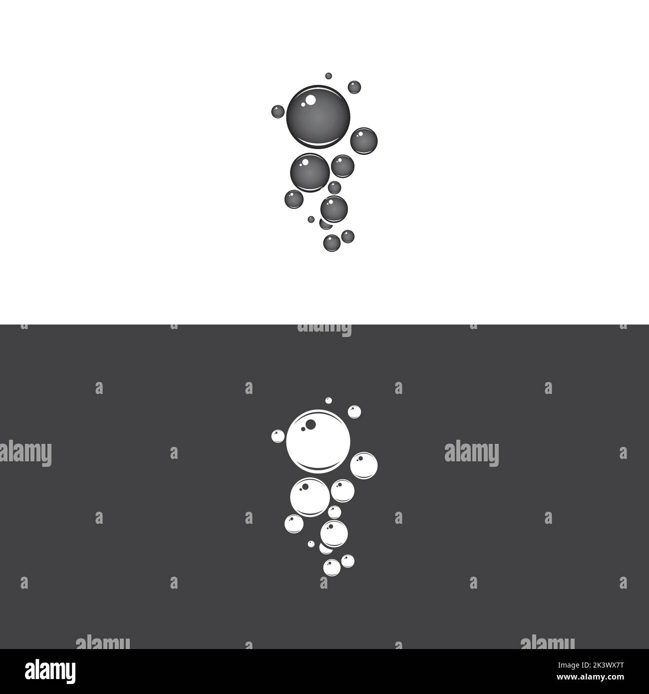 Natural realistic bubble illustration vector design Stock Vector Image ...