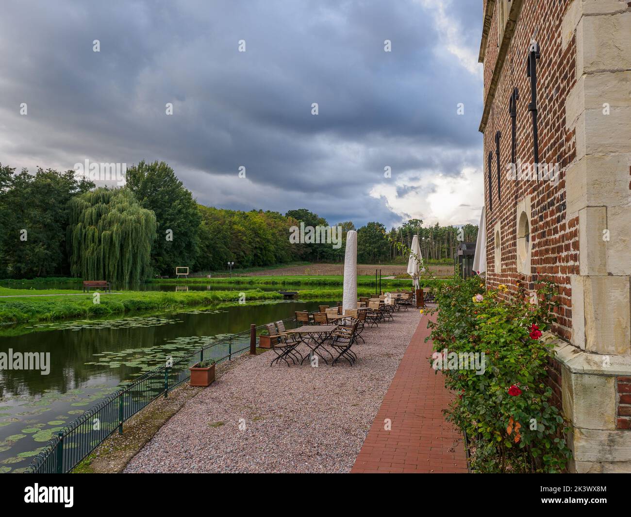 Raesfeld castle in germany Stock Photo - Alamy