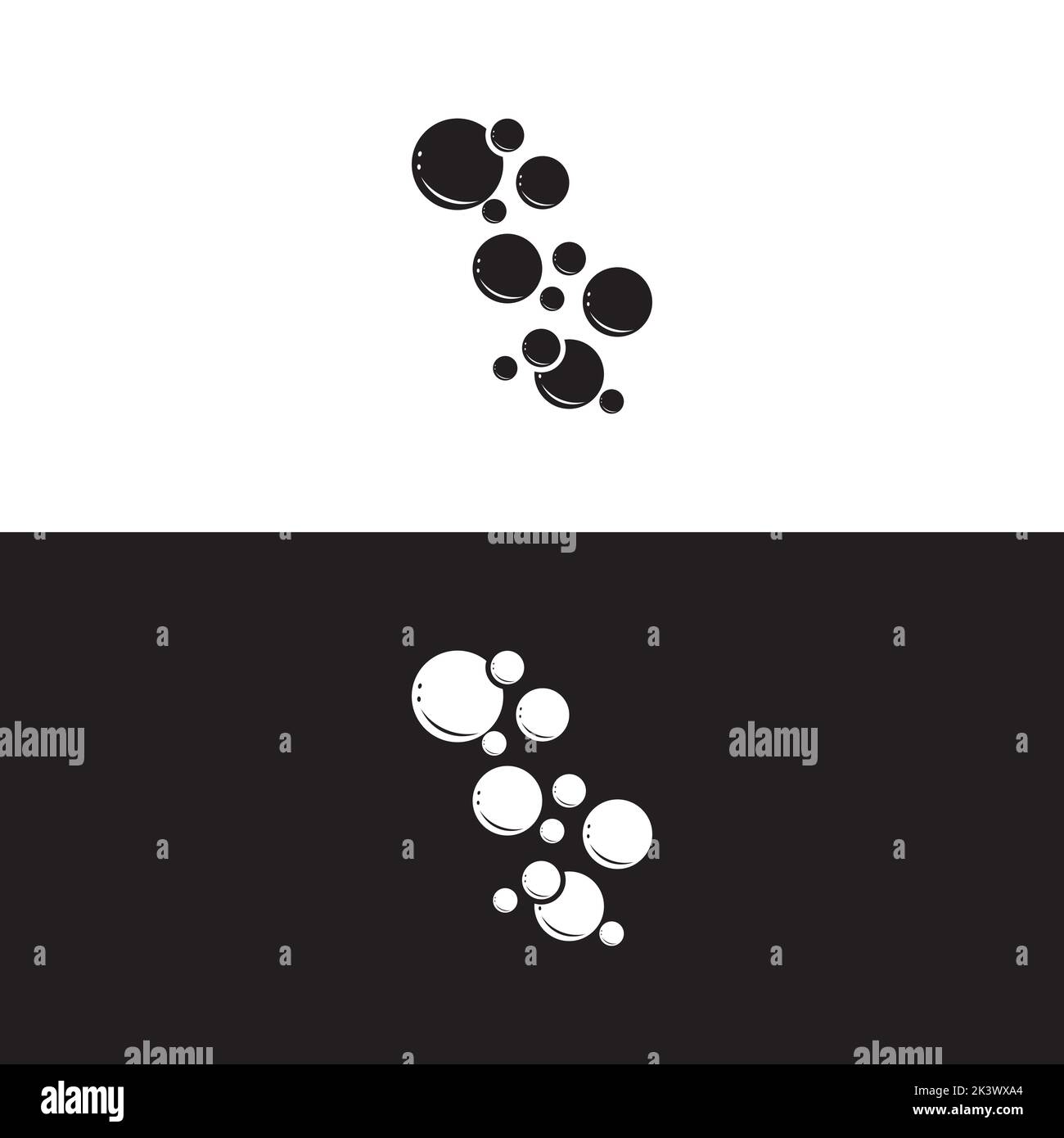 Natural realistic bubble illustration vector design Stock Vector Image ...
