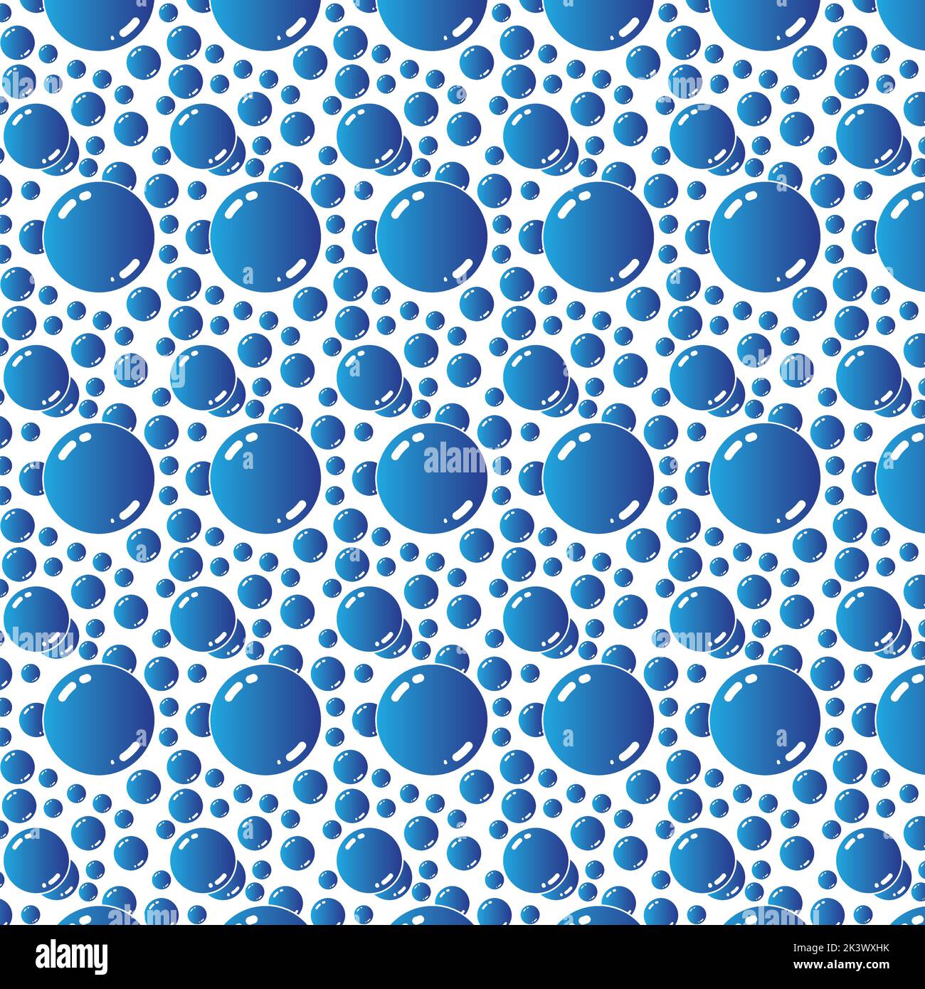 Soap bubbles seamless pattern. Vector background Stock Vector Image ...