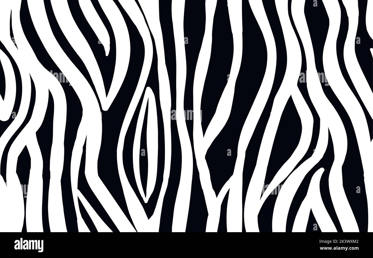 Abstract modern zebra seamless pattern. Animals trendy background ...