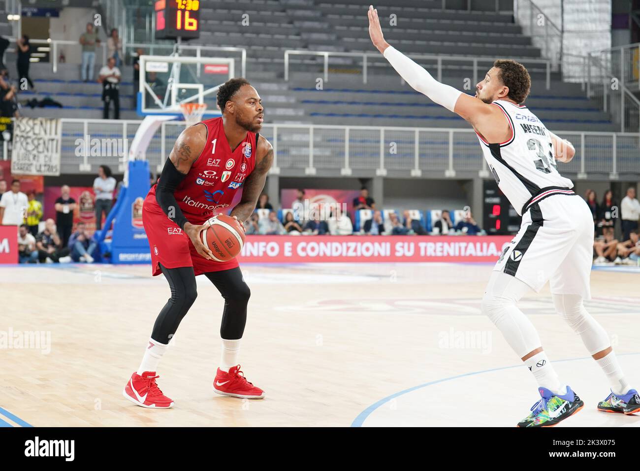 Palaleonessa A2A, Brescia, Italy, September 28, 2022, Deshaun Thomas ...