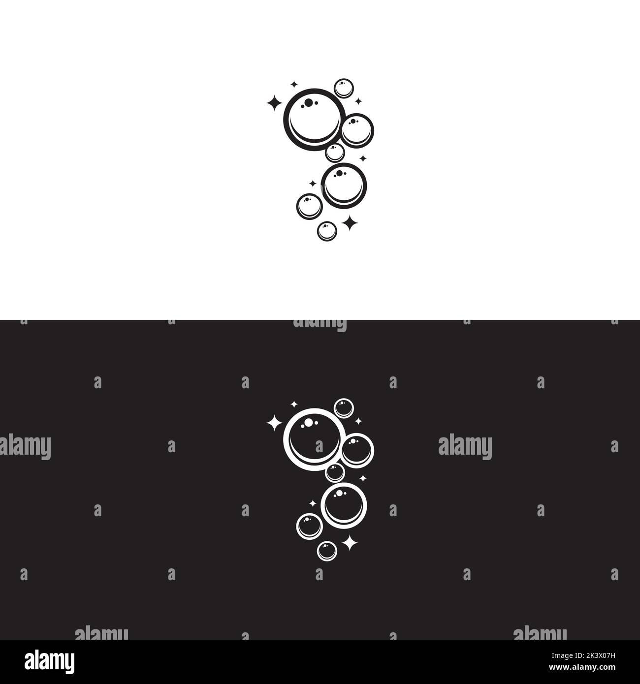 Realistic underwater background vector Black and White Stock Photos ...