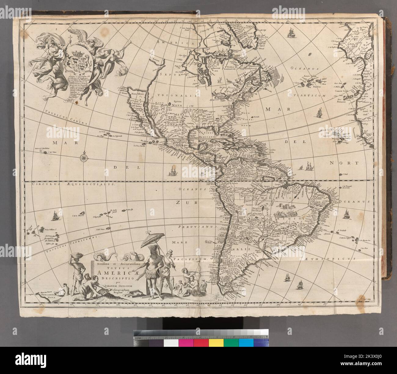 Novissima et Accuratissima Totius Americae Descriptio per Johanem ...