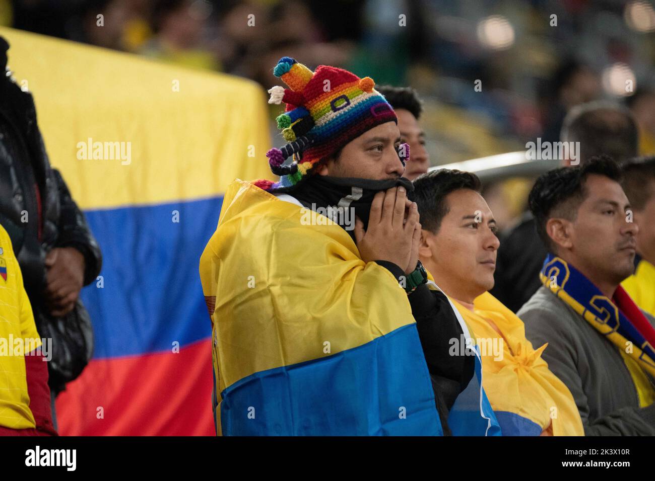 Dusseldorf, North Rhine-Westphalia, Germany. 27th Sep, 2022. A fan ...