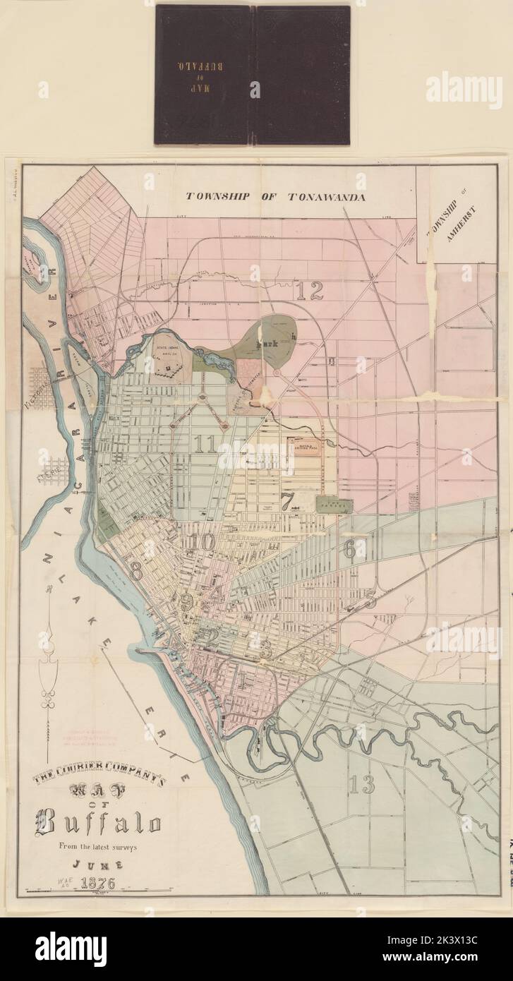 The Courier Company's map of Buffalo: from the latest surveys, June ...
