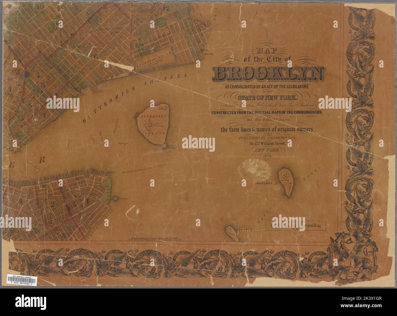 Map of the City of Brooklyn as consolidated by an act of the ...