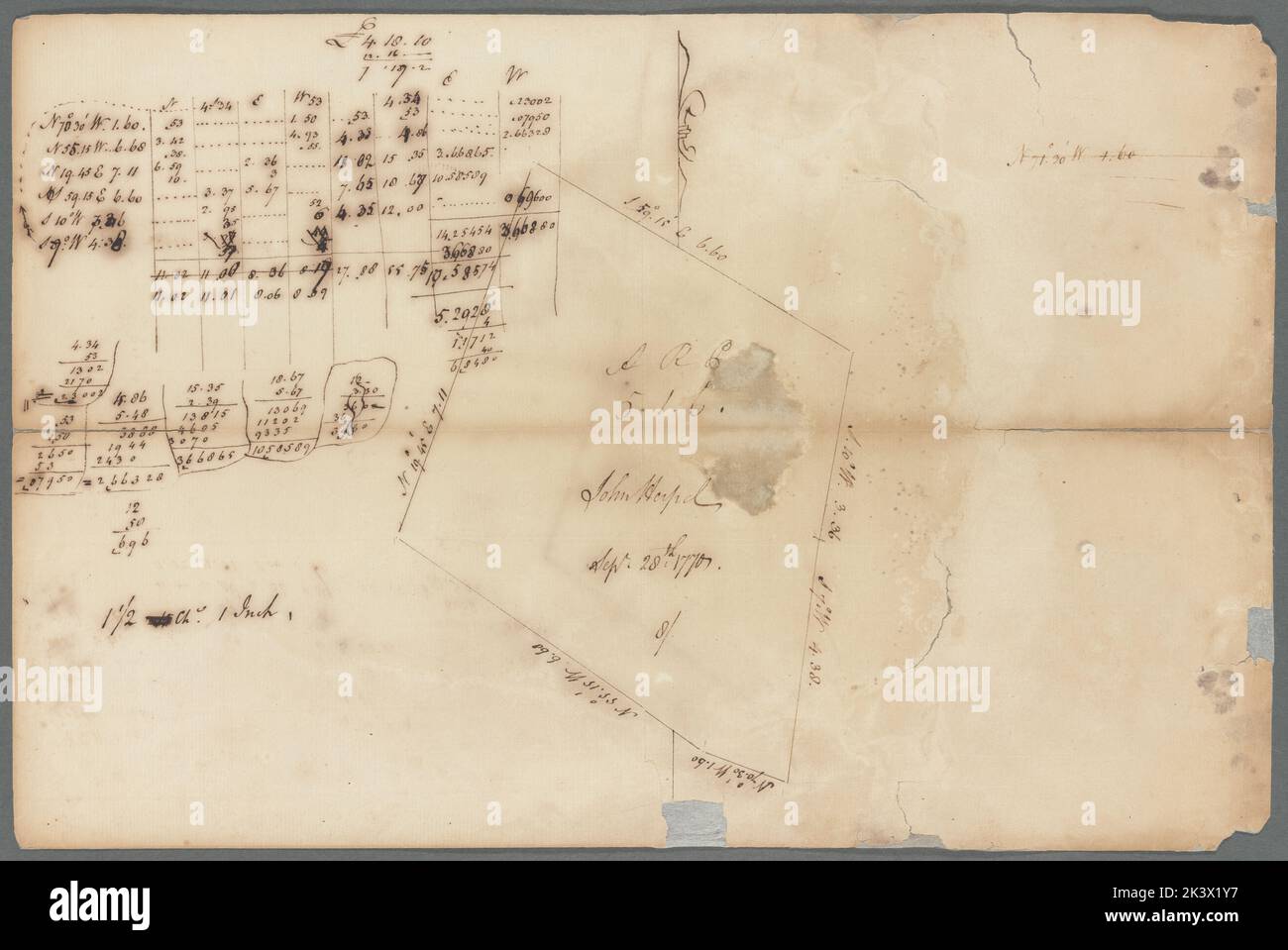 John Herpel 1770. text. Documents, Surveys, Maps. Manuscripts and ...