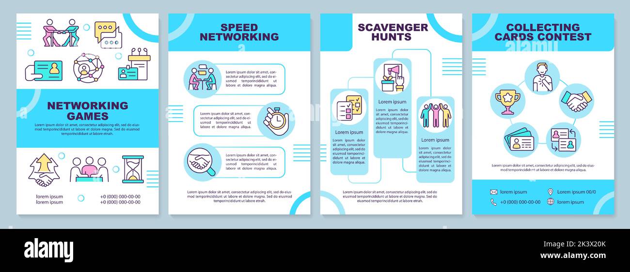 Business networking flyer Stock Vector Images - Alamy