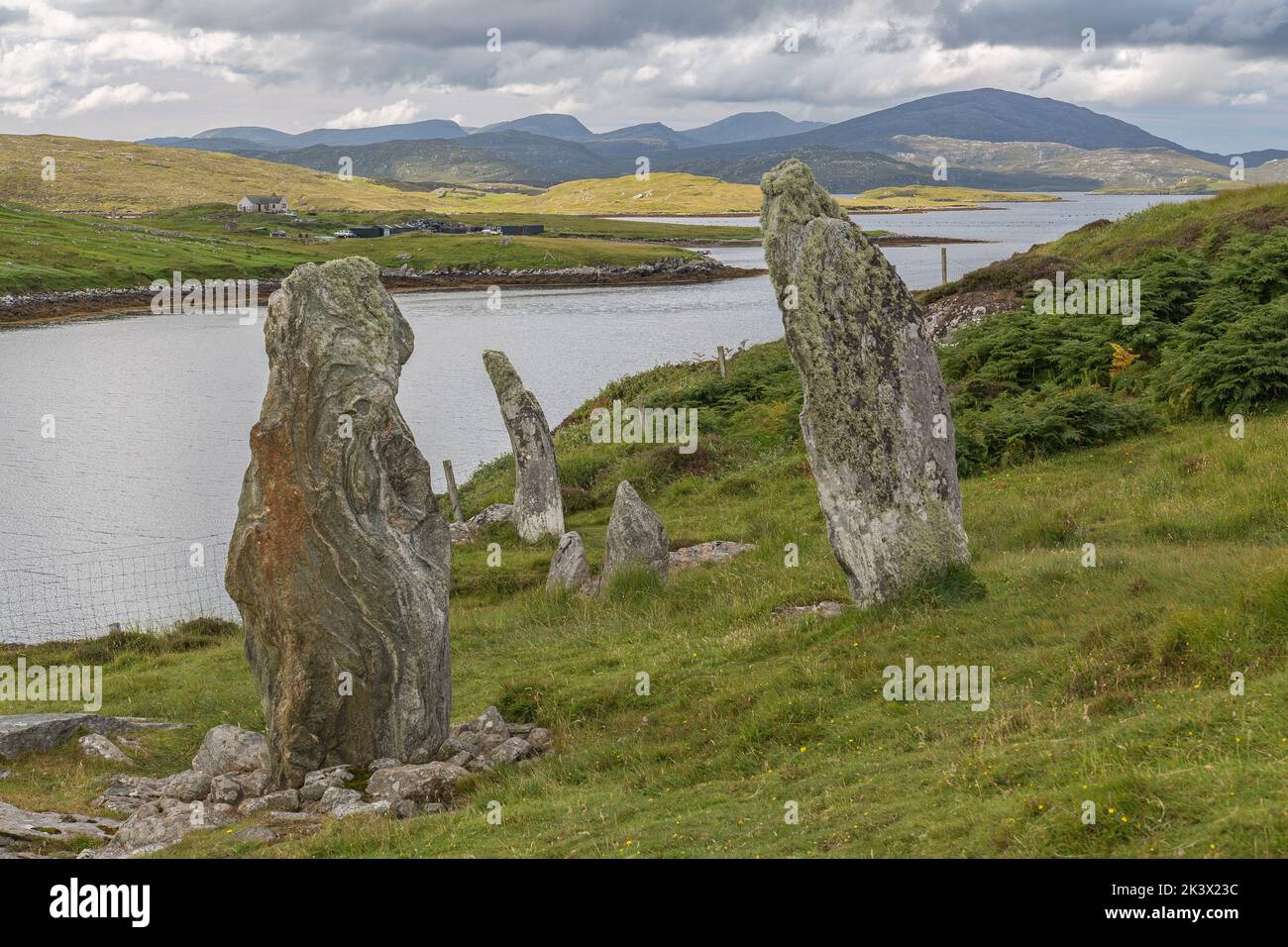 Callanish VIII Standing Stones at Tursachan Chalanais, Bernera, Great ...