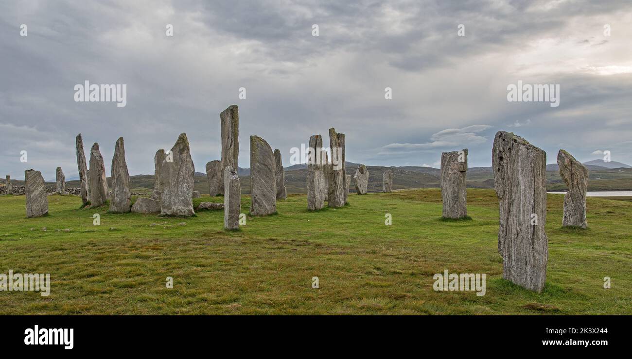 Ancient Callanish Stones,Callanish I, Lewis, Isle of Lewis, Hebrides ...
