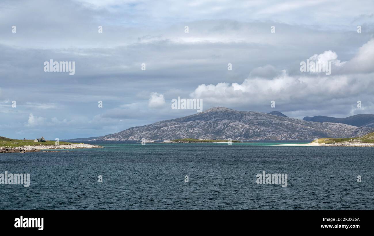 Sound of Scarp Panorama, Hushinish, Harris, Isle of Harris, Hebrides ...