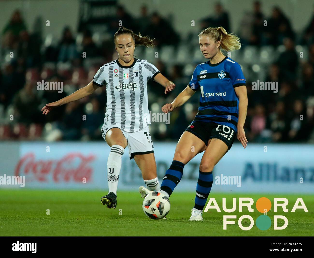 Cornelia Kramer of HB Koge and Julia Grosso of Juventus Women during ...
