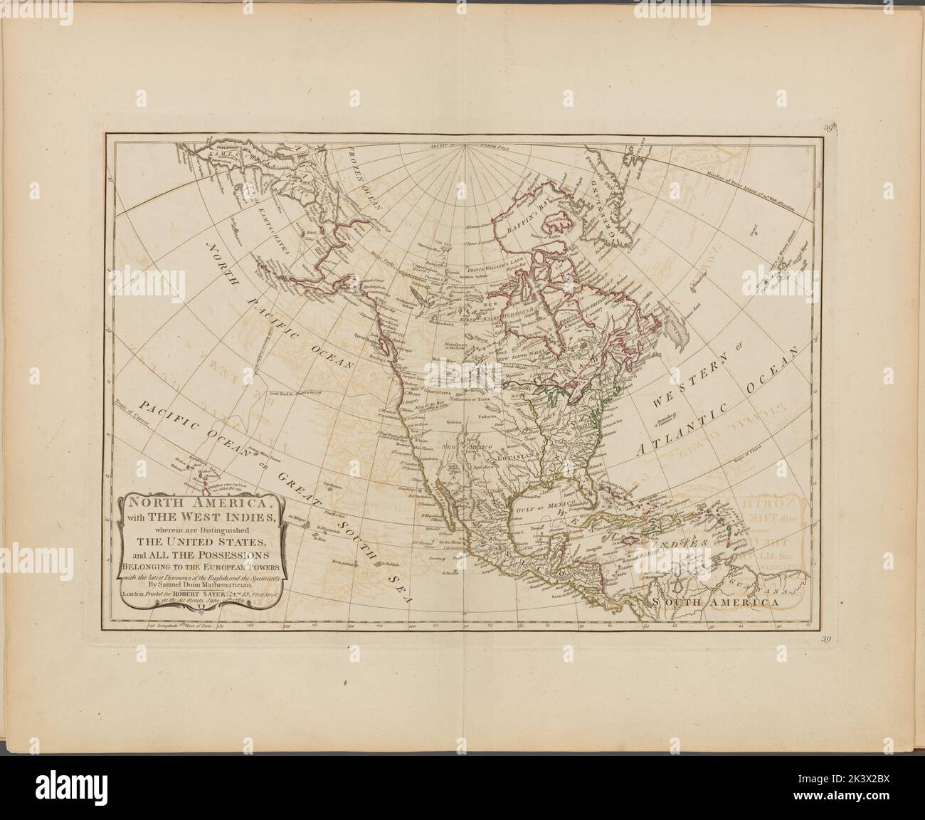 1789 map of the west indies hi-res stock photography and images - Alamy