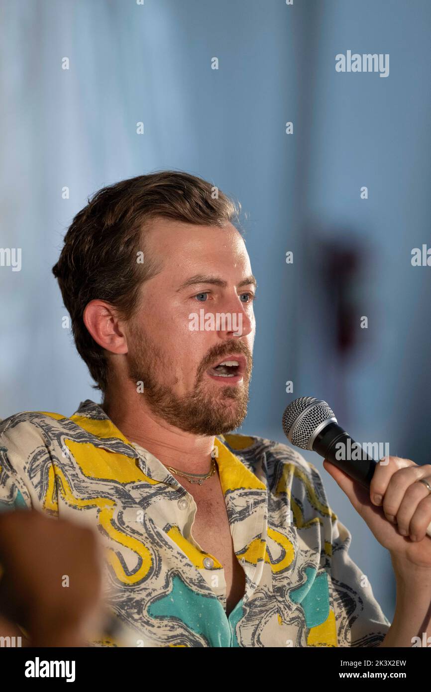 Austin Texas USA, September 24 2022: "Saturday Night Live" cast member ...