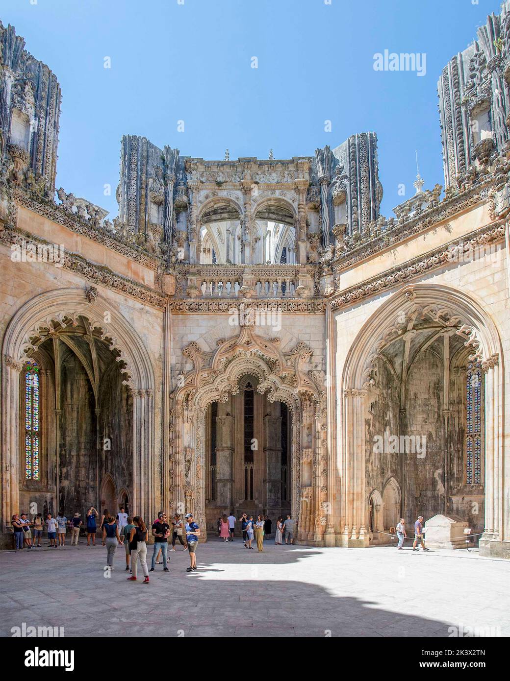 Batalha monastery masterpiece gothic architecture hi-res stock ...
