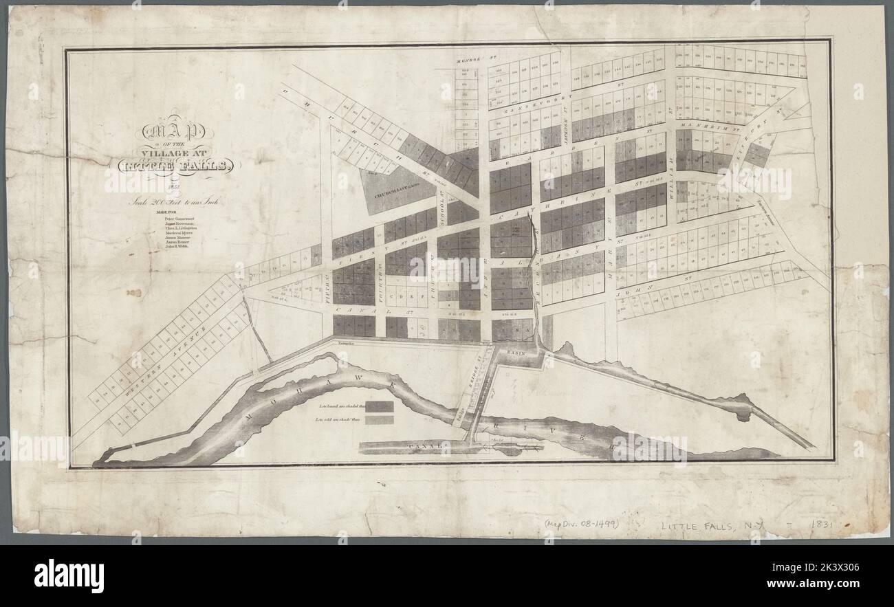 Map of new york 1831 hi-res stock photography and images - Alamy