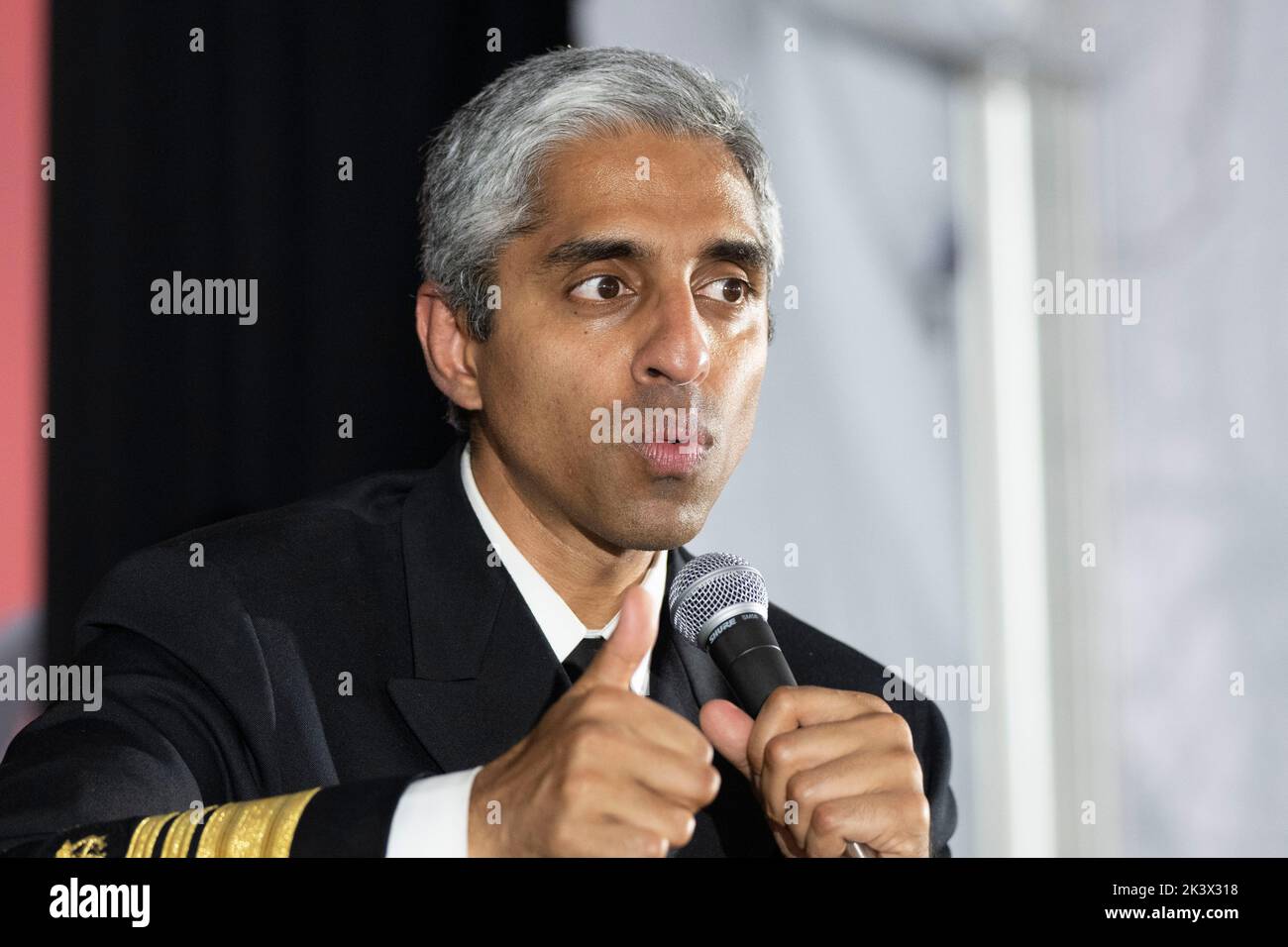 Austin Texas USA, September 24 2022: Surgeon General of the U.S. VIVEK ...
