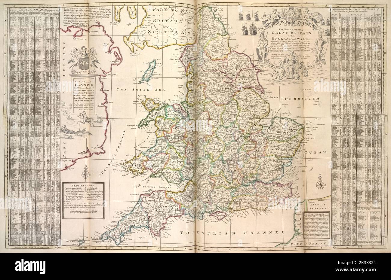 The south part of Great Britain, called England and Wales. Cartographic ...