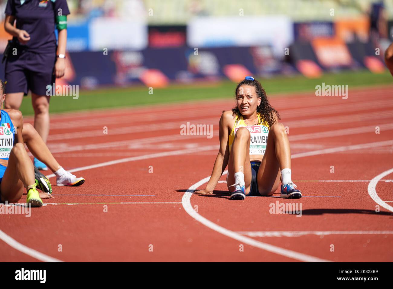 Yolanda Ngarambe participating in the 1500 meters of the European ...