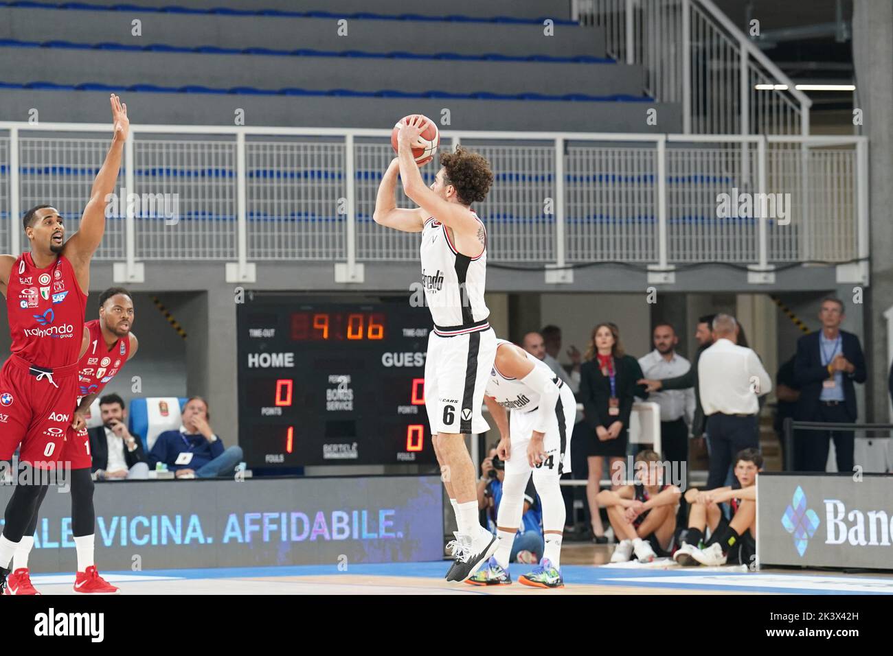 Brescia, Italy. 28th Sep, 2022. Alessandro Pajola (Virtus Segafredo ...